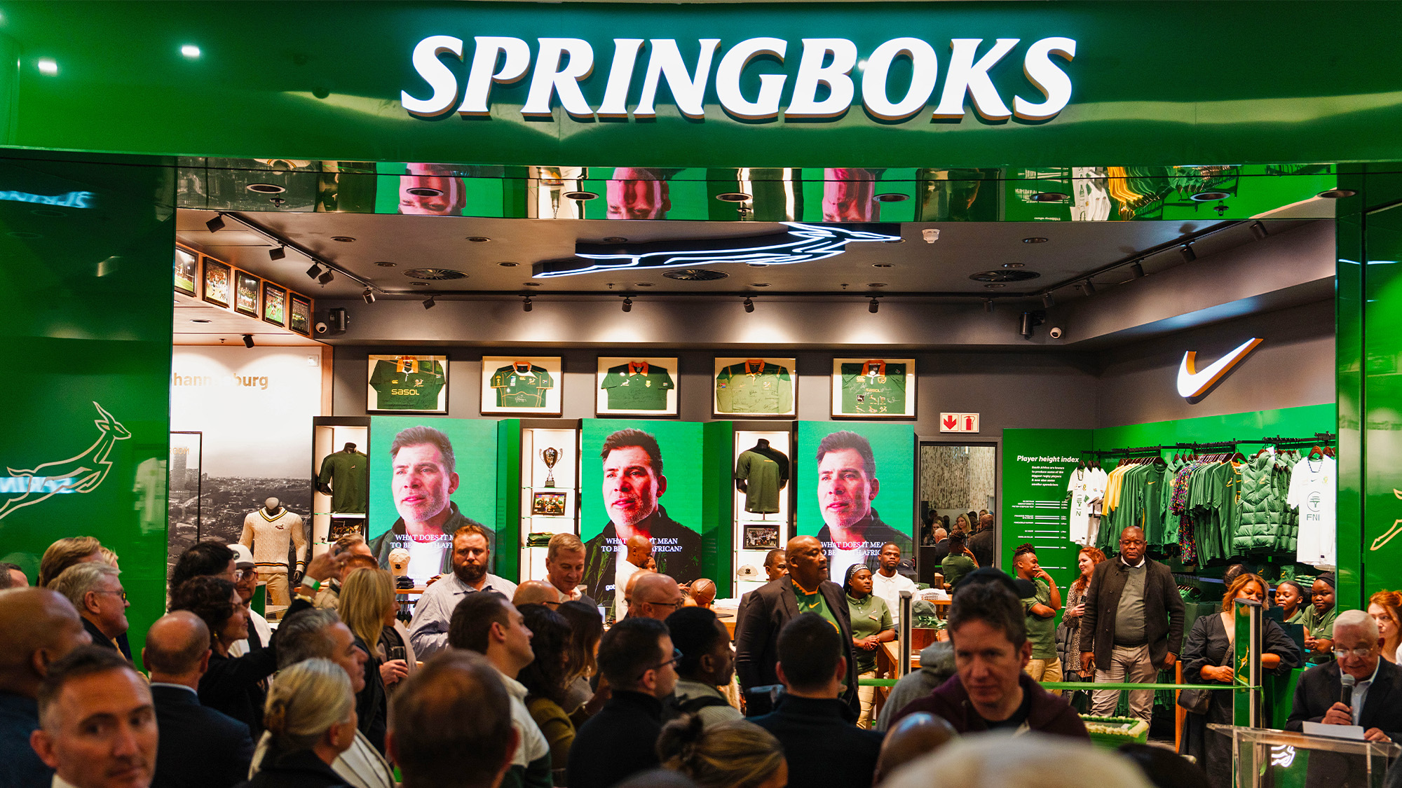 Official Springbok Store Opens In Sandton Official Springbok Store Opens In Sandton
